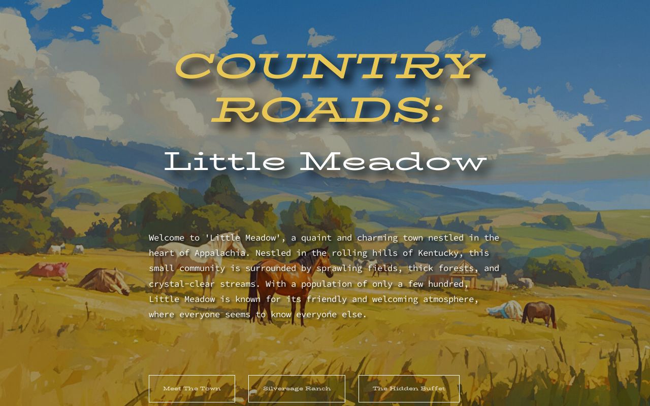 Country Roads Lore